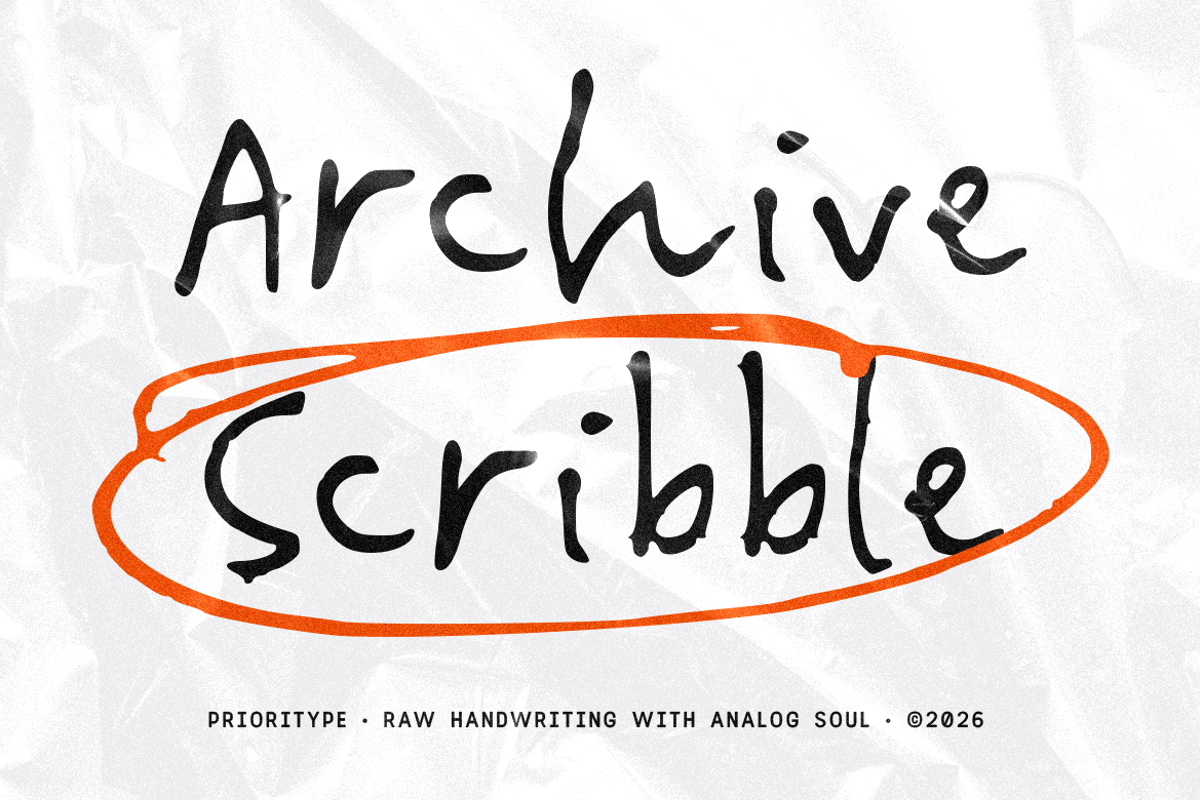 Archive Scribble Font - Free Download