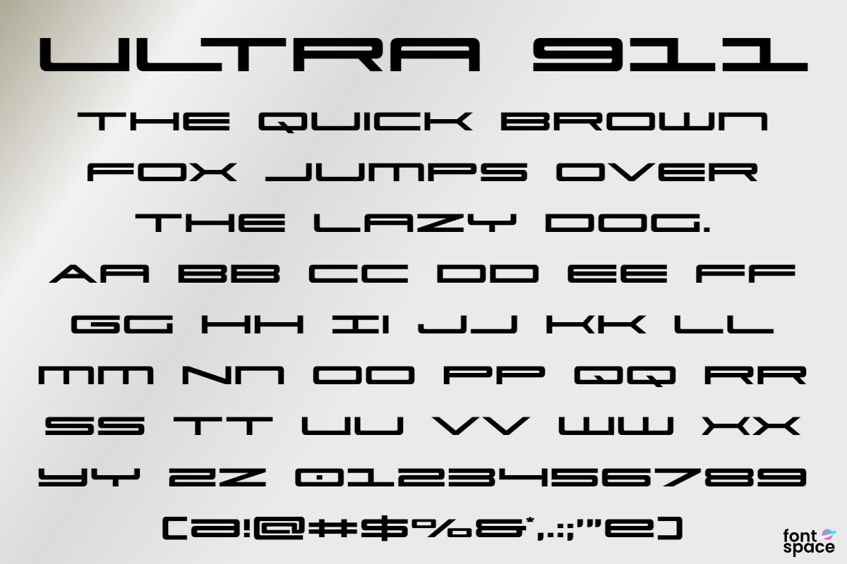 Ultra 911 Font | Iconian Fonts | FontSpace