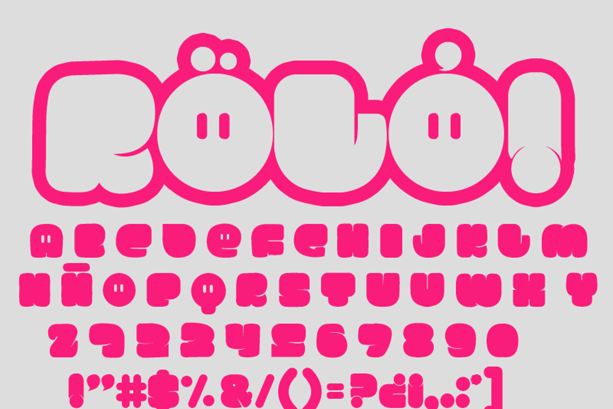RÖLÓ! Font | RASDESIGN | FontSpace