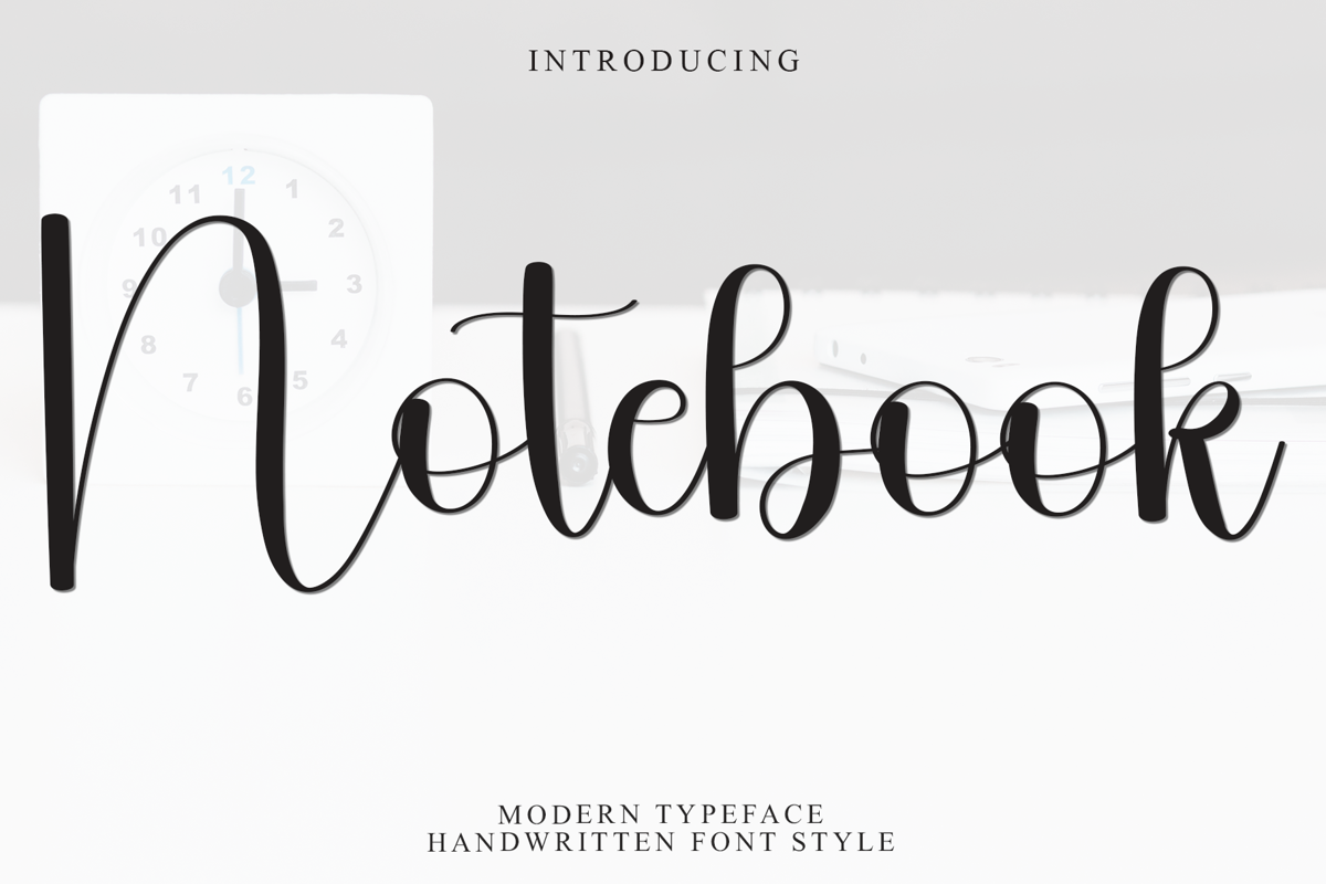 Notebook Font | FreshTypeINK | FontSpace