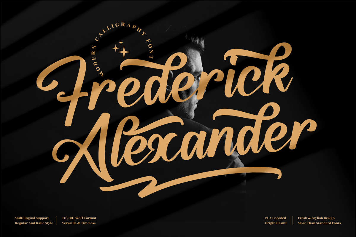 Frederick Alexander Font | Perspectype Studio | FontSpace