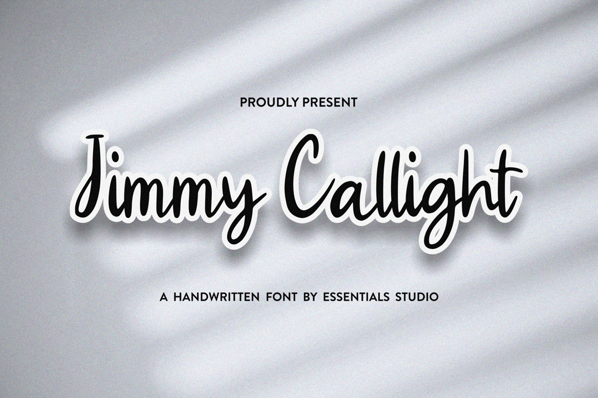 Jimmy Callight Font - Free Download