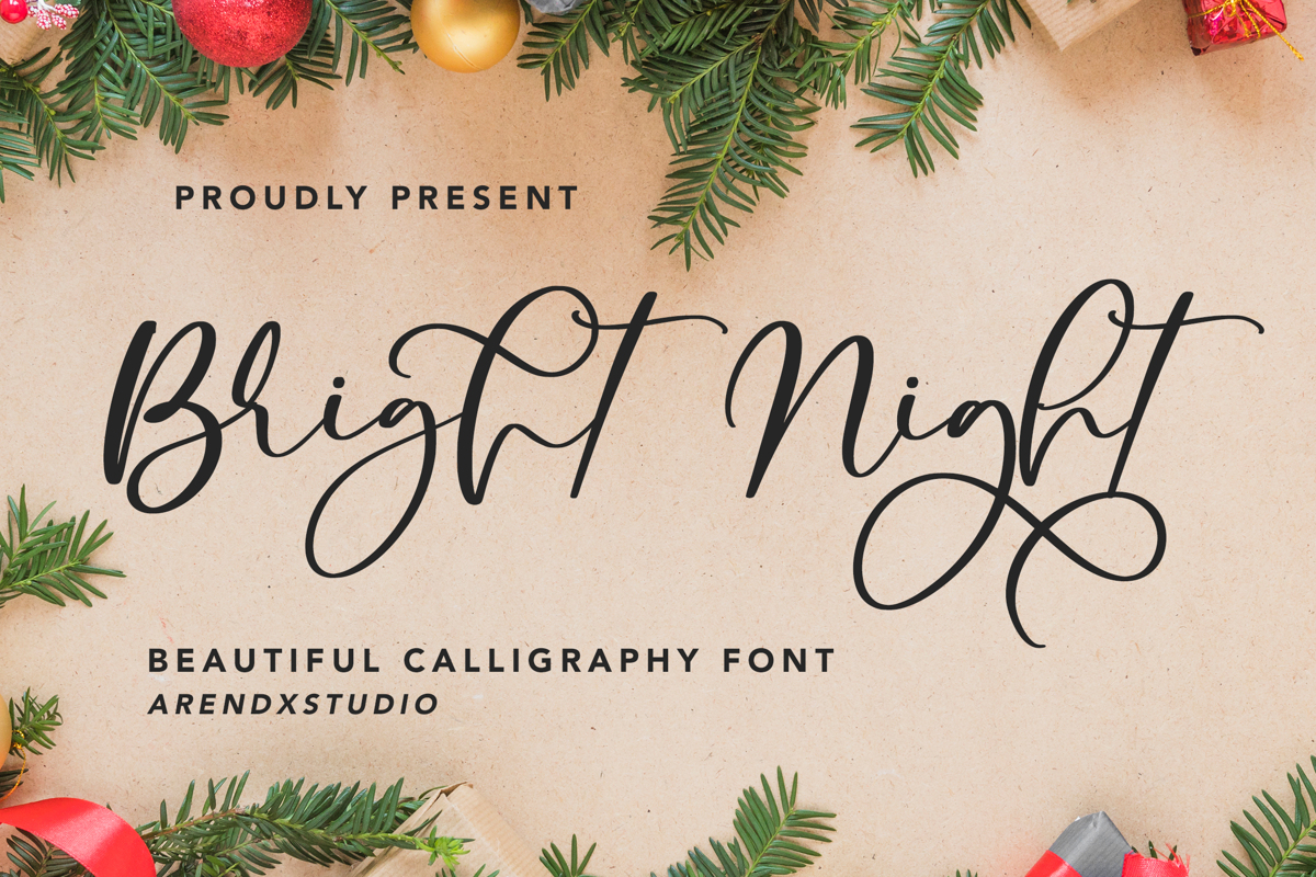 Bright Night Font | Asep Rendi | FontSpace