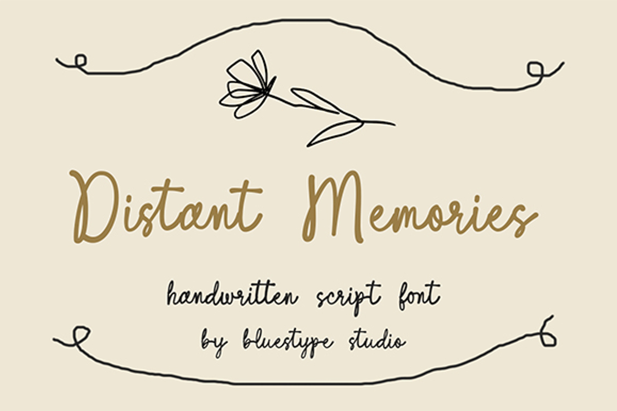 Distant Memories Font - Free Download