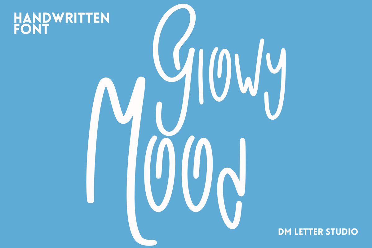 Glowy Mood Font | Dmletter studio | FontSpace
