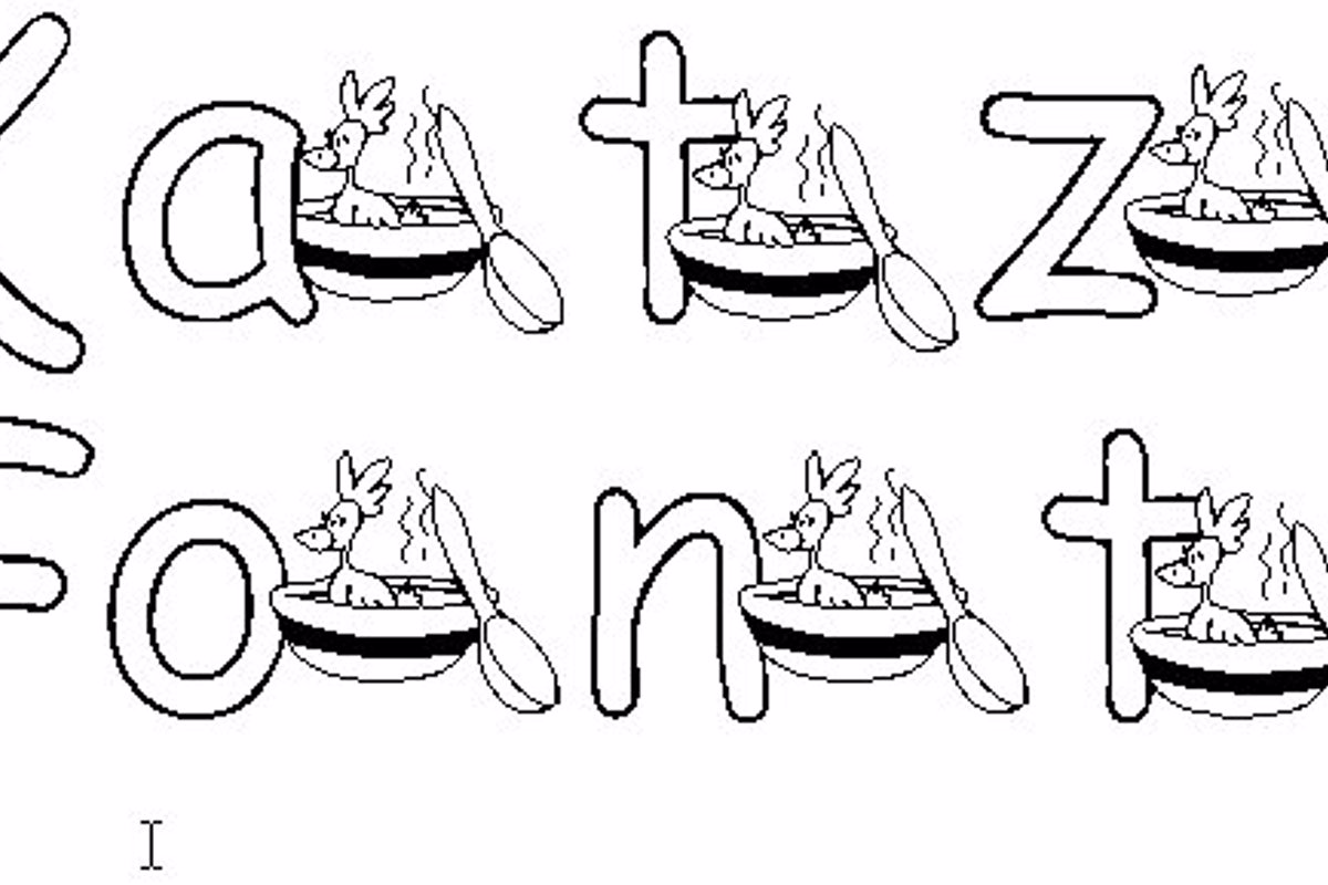 KG CHICKEN SOUP Font | Katz Fontz | FontSpace