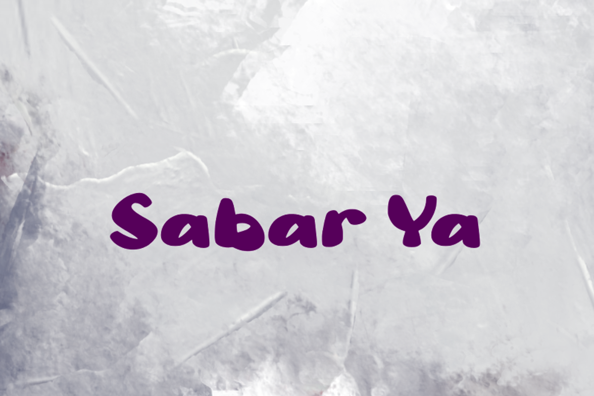 S Sabar Ya Font | wepfont | FontSpace