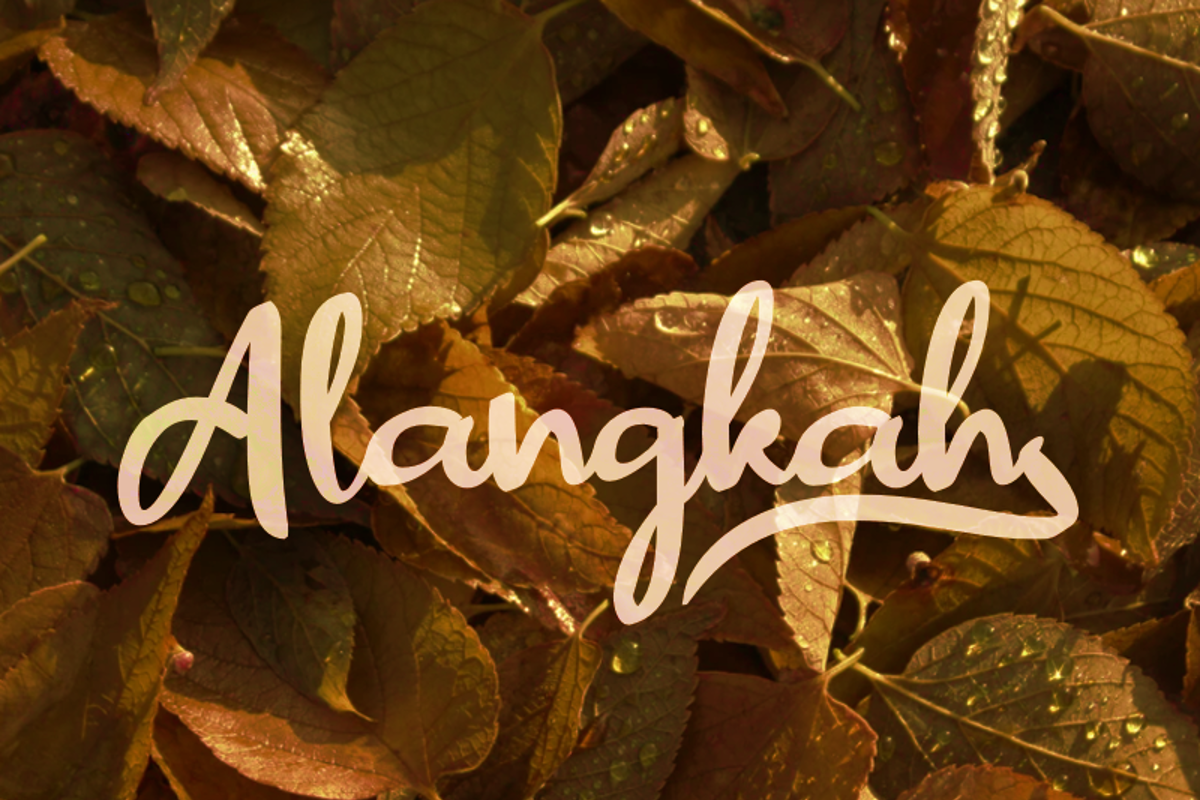 A Alangkah Font - Free Download