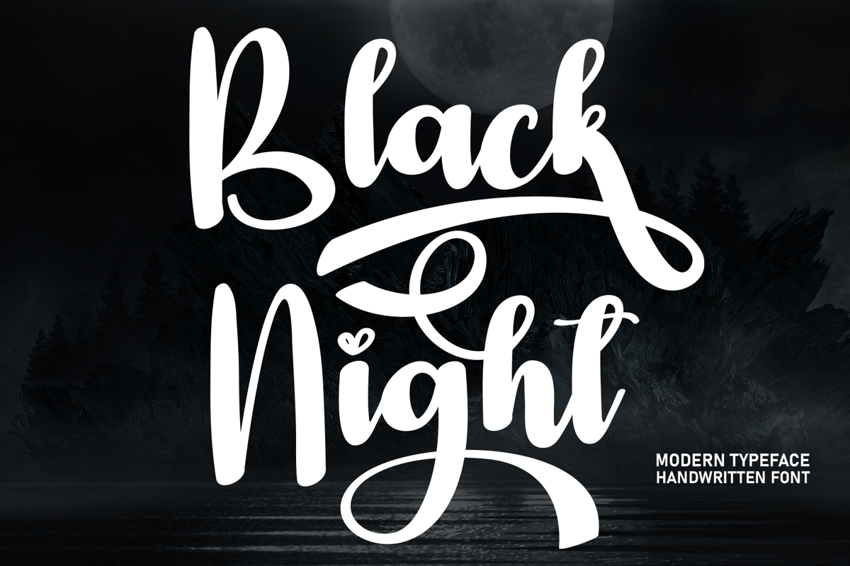 Black Night Font | scratchones_creative | FontSpace