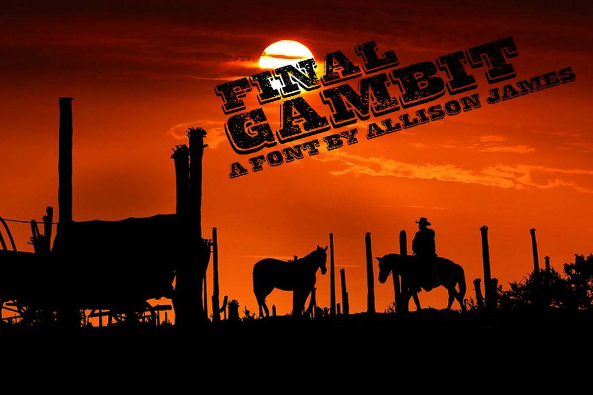 Final Gambit Font | Chequered Ink | FontSpace