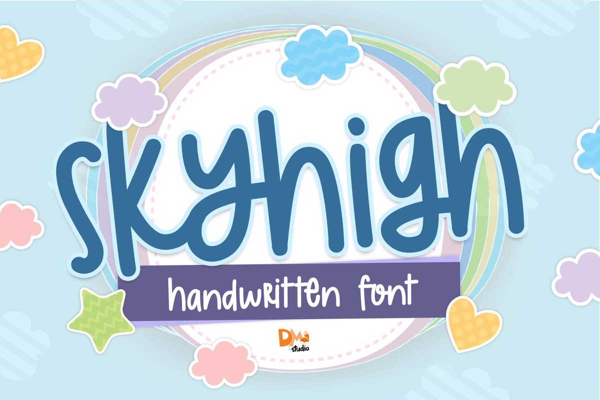 Skyhigh Font | Dmletter studio | FontSpace