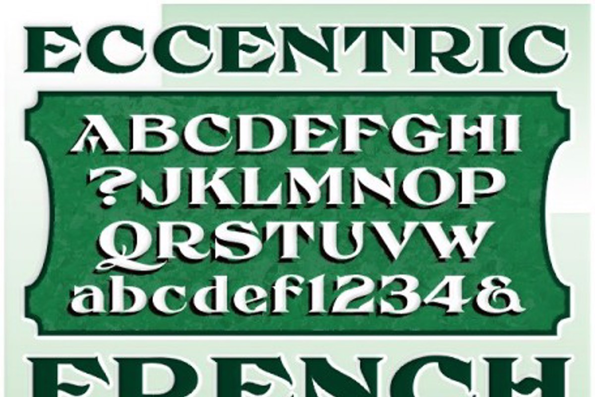 FHA Eccentric French Font - Free Download