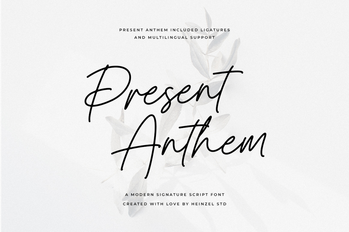 Present Anthem Font - Free Download