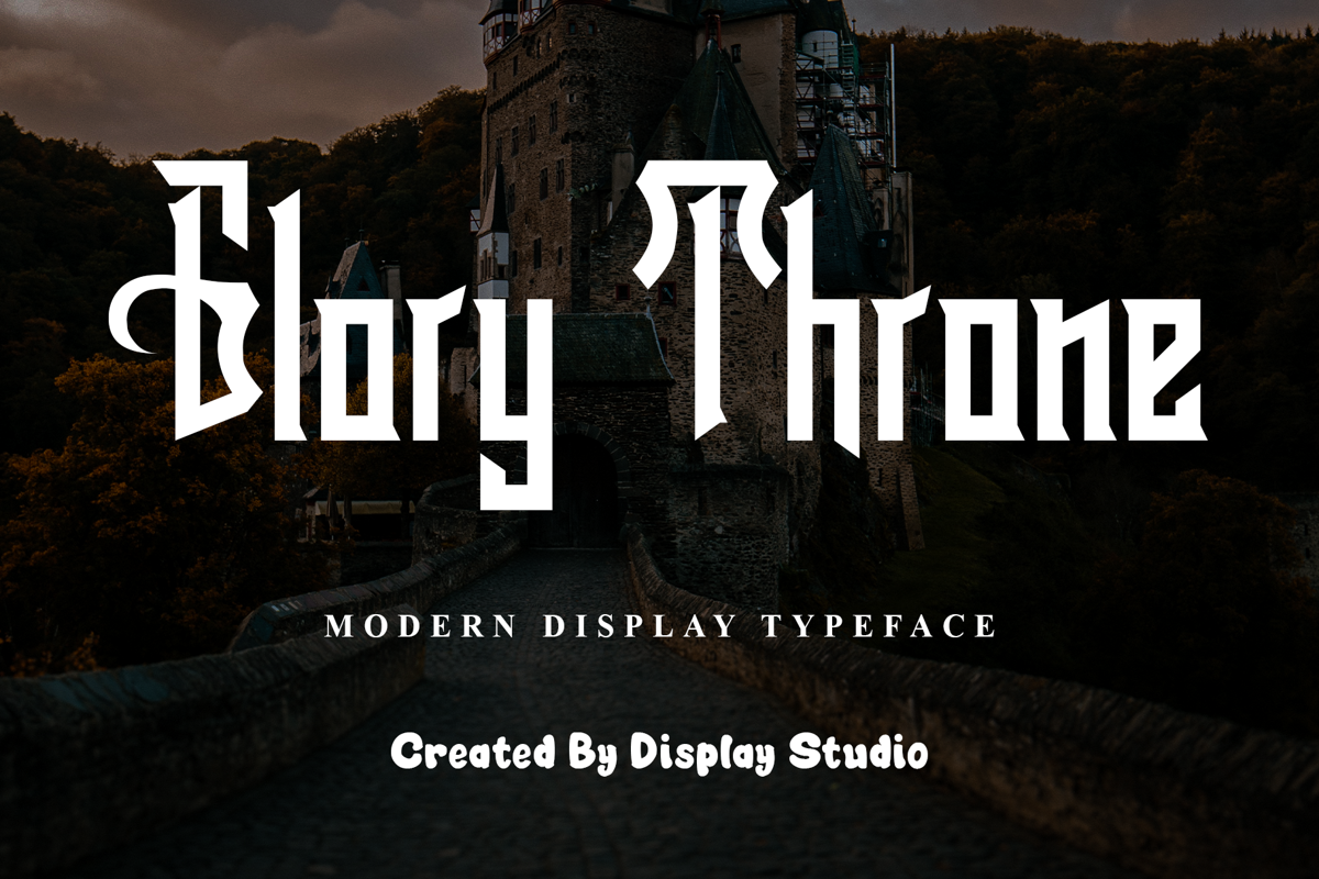 Glory Throne Font | DisplayStudio_ | FontSpace