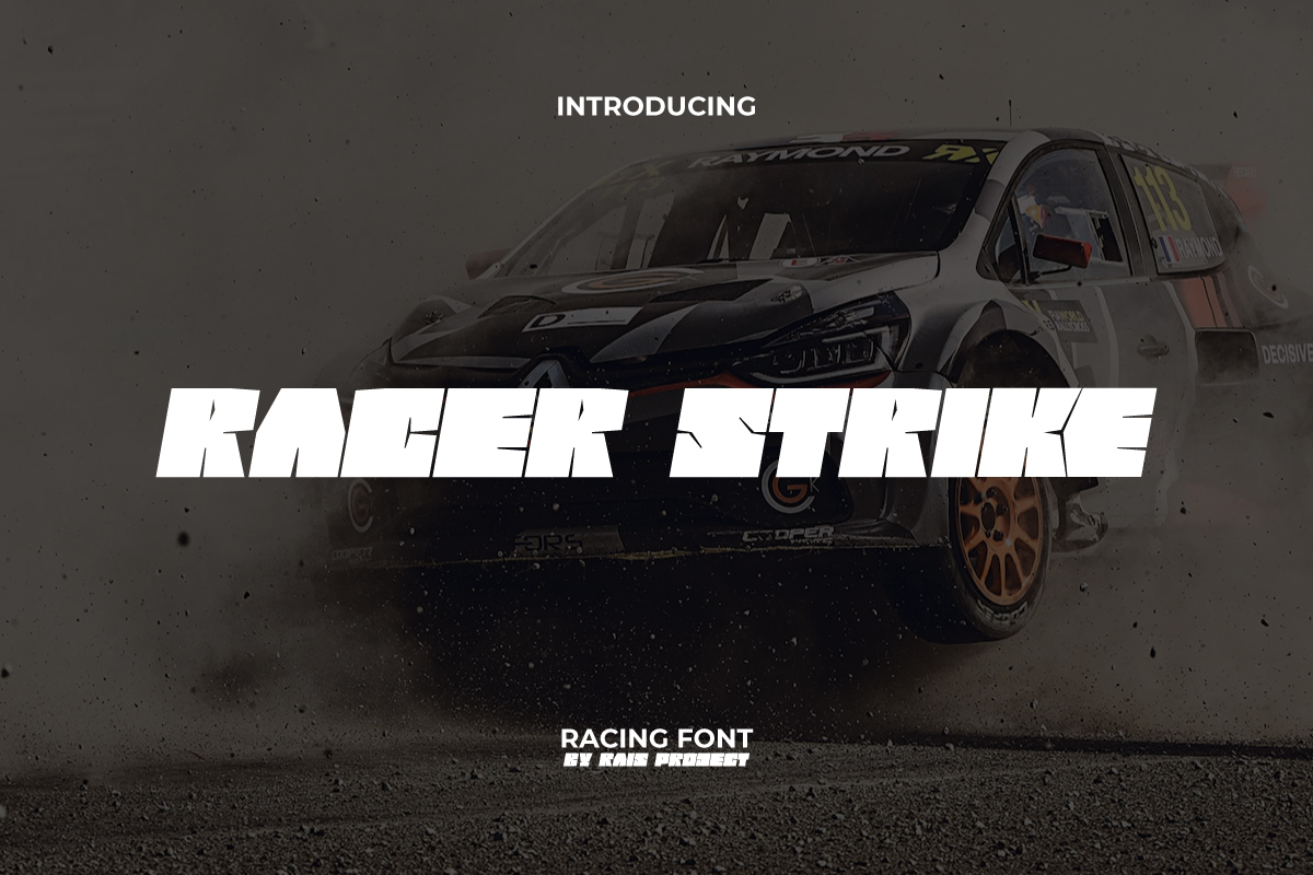 Racer Strike Font - Free Download