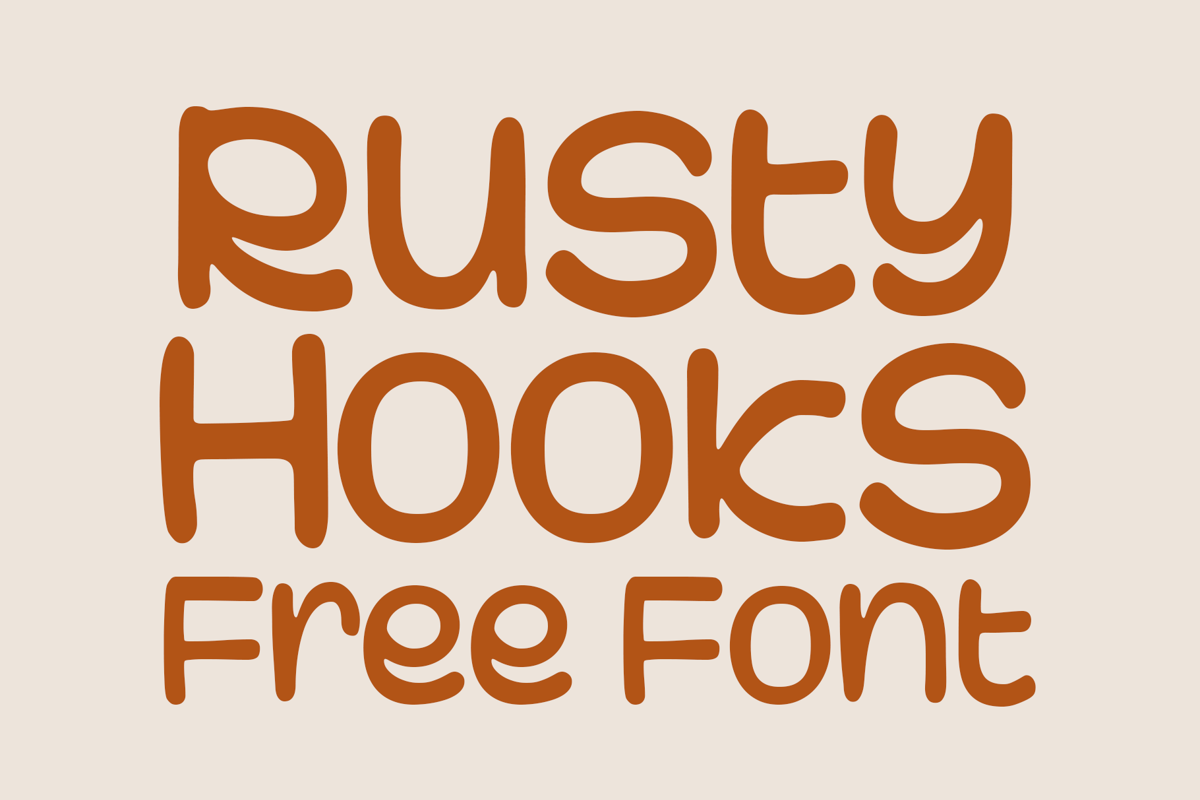 Rusty Hooks Font - Free Download