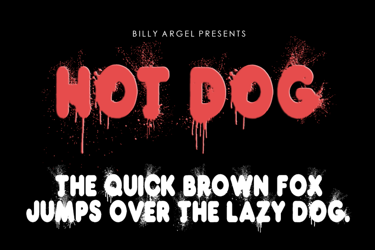 HOT DOG Font - Free Download