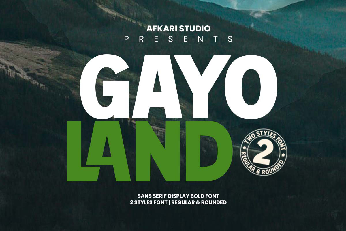 Gayo Land Font - Free Download