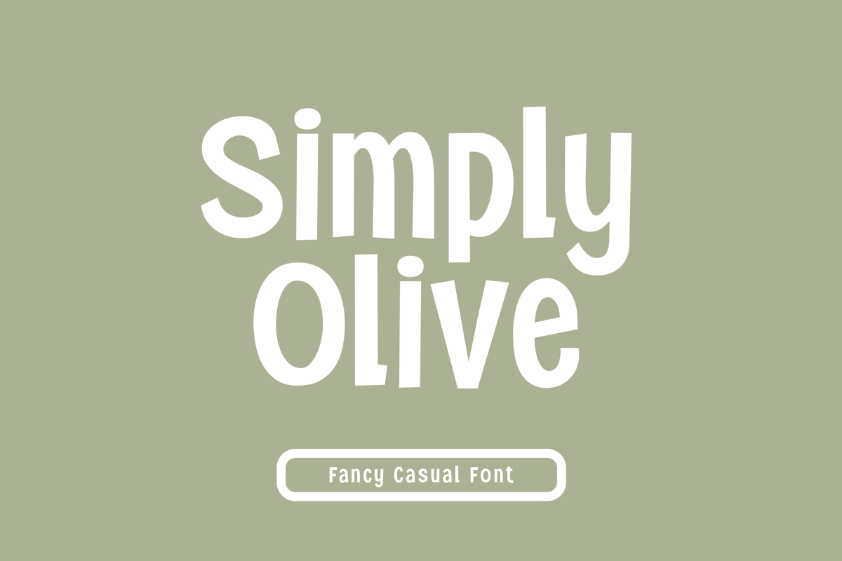 Simply Olive Font - Free Download
