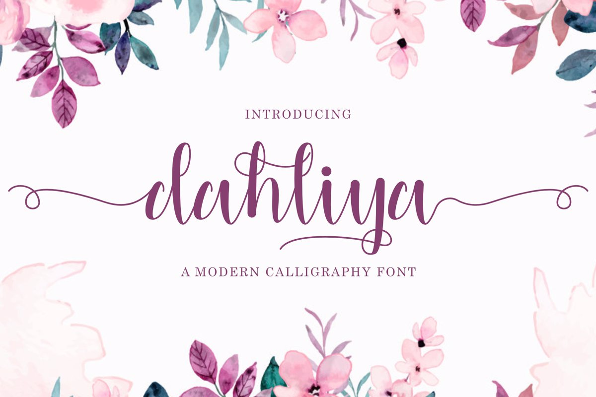 Dahliya Font - Free Download