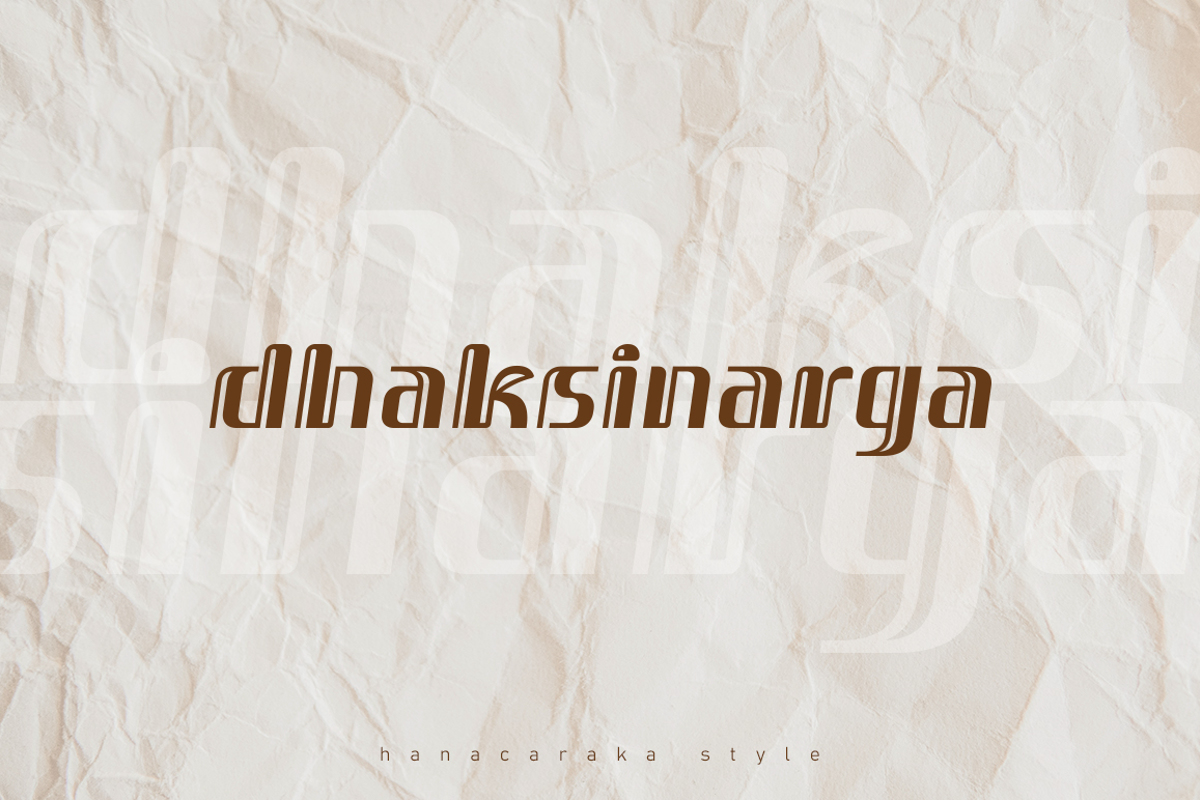 Dhaksinarga Font - Free Download