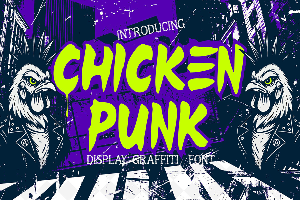 Chicken Punk Font - Free Download