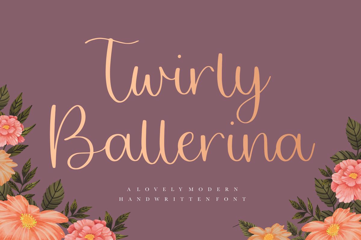 Twirly Ballerina Font - Free Download