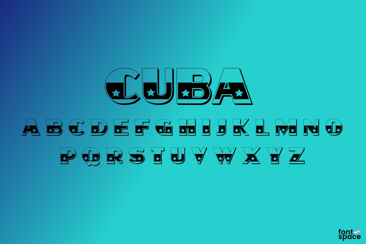 Cuba Font | Vladimir Nikolic | FontSpace