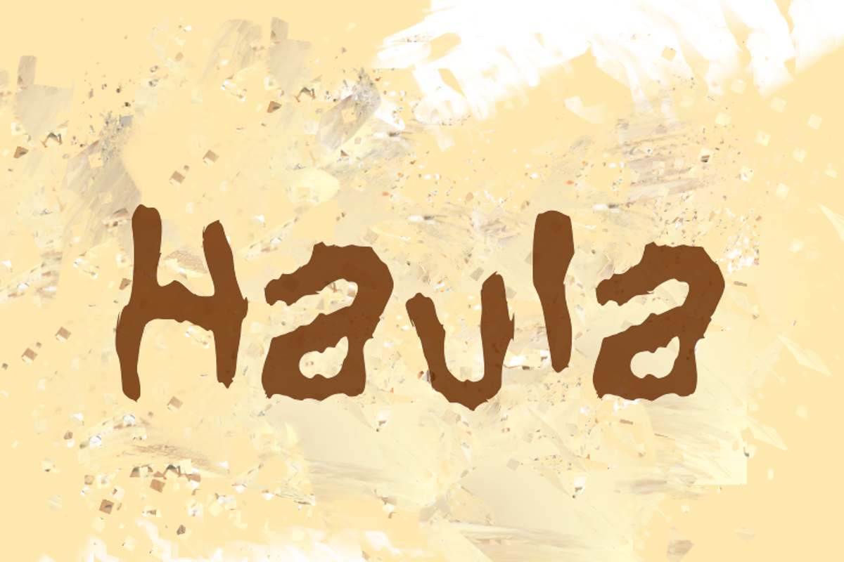 H Halua Font | wepfont | FontSpace