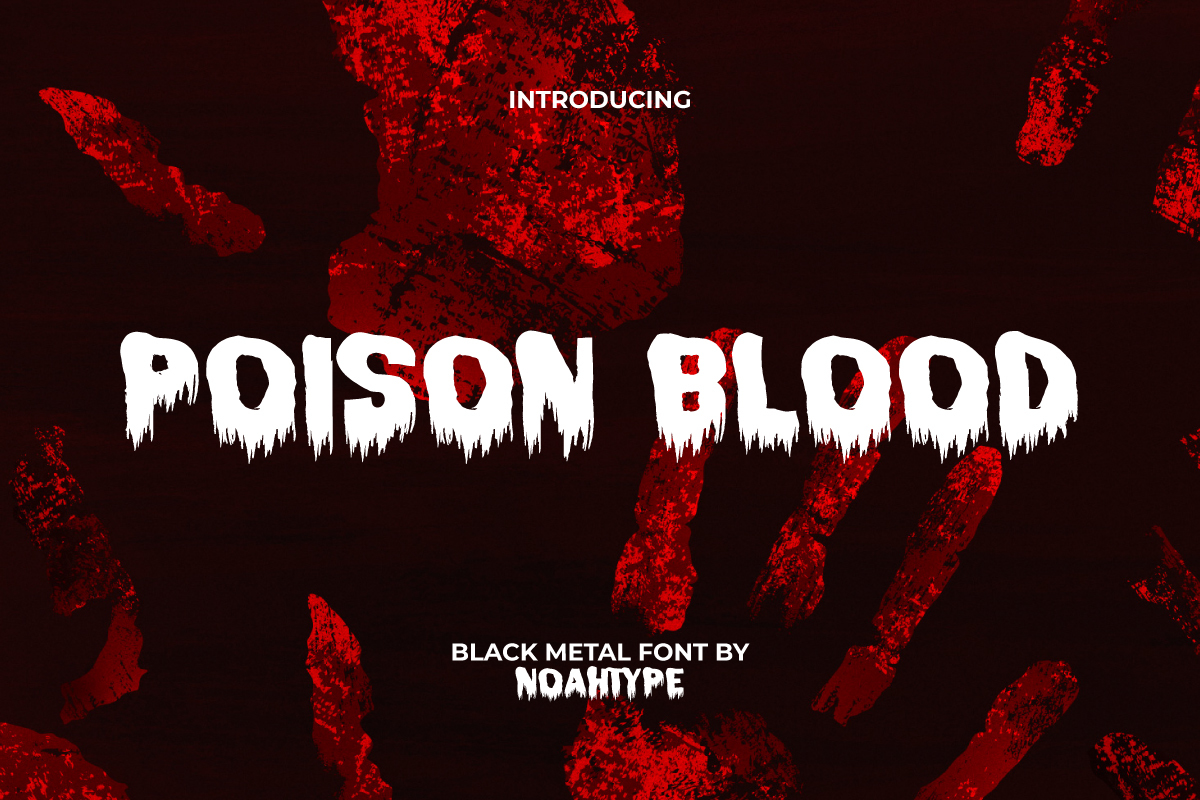 Poison Blood Font - Free Download
