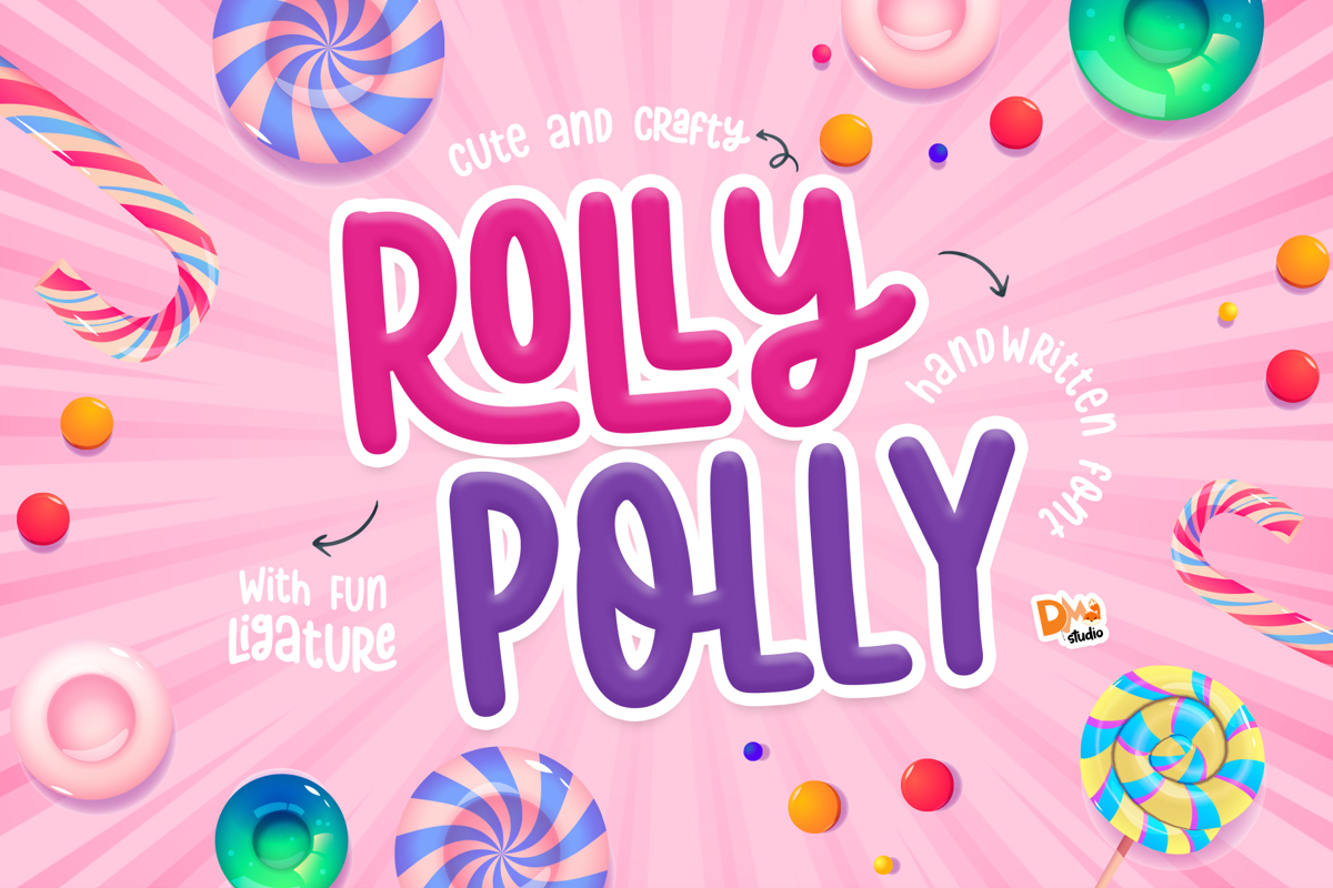 Rolly Polly Font | Dmletter studio | FontSpace