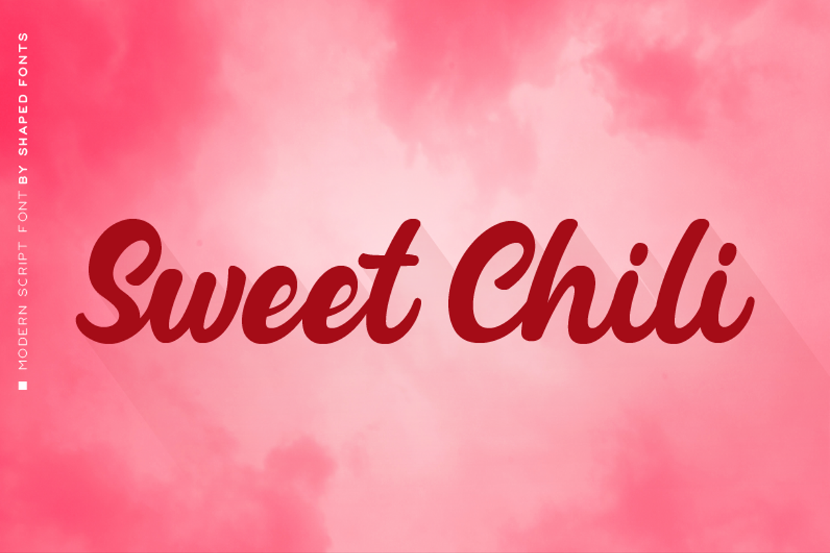 Sweet Chili Font | shaped fonts | FontSpace