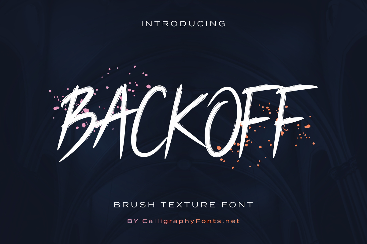 Backoff Font | CalligraphyFonts.net | FontSpace