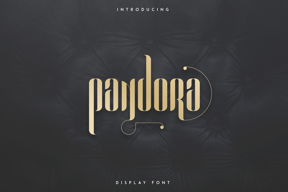 PANDORA DISPLAY FONT - Free Download