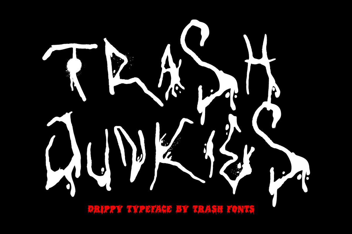 Trash Junkies Font | Trash Fonts | FontSpace