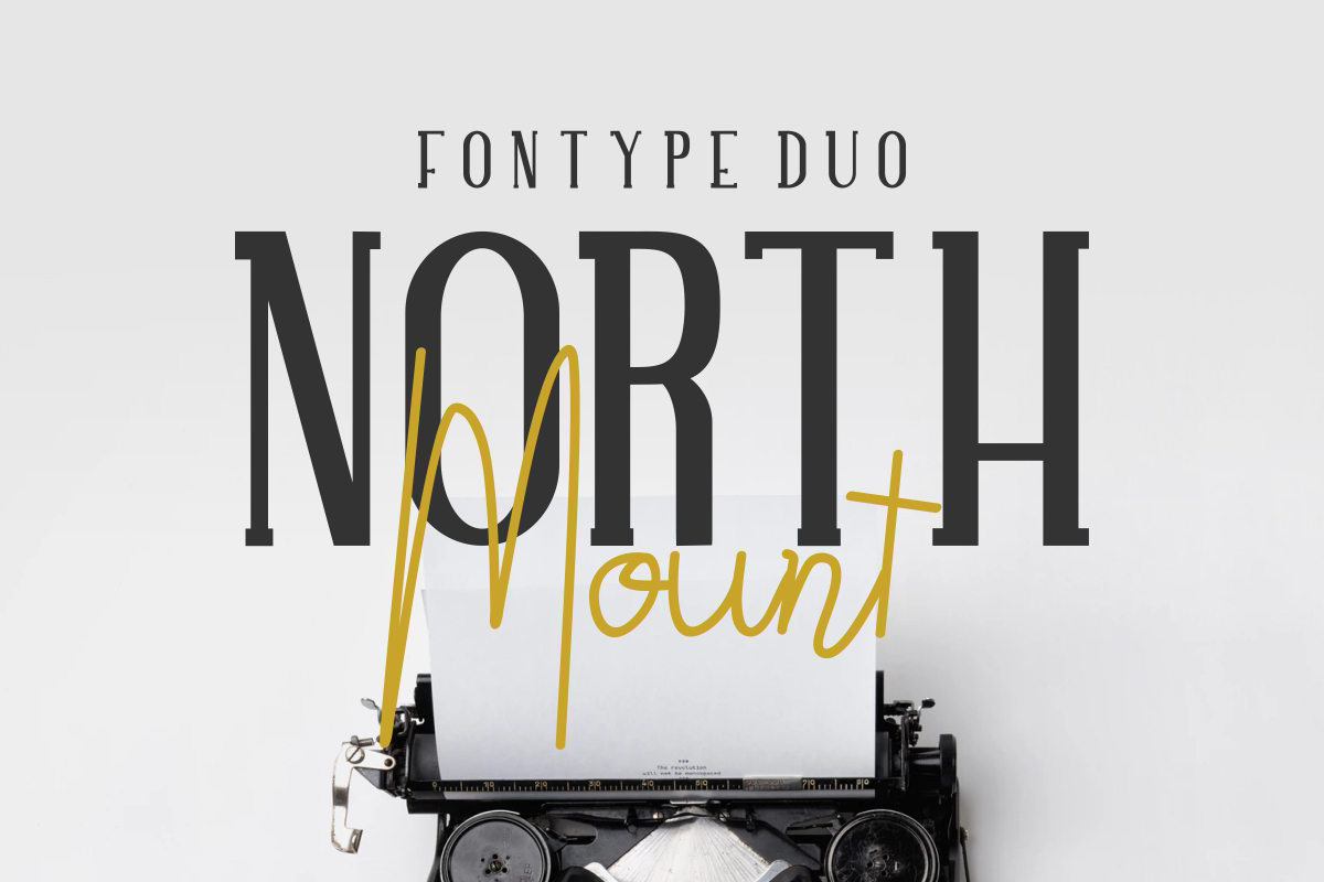 NORTH MOUNT Font | Edric Studio | FontSpace