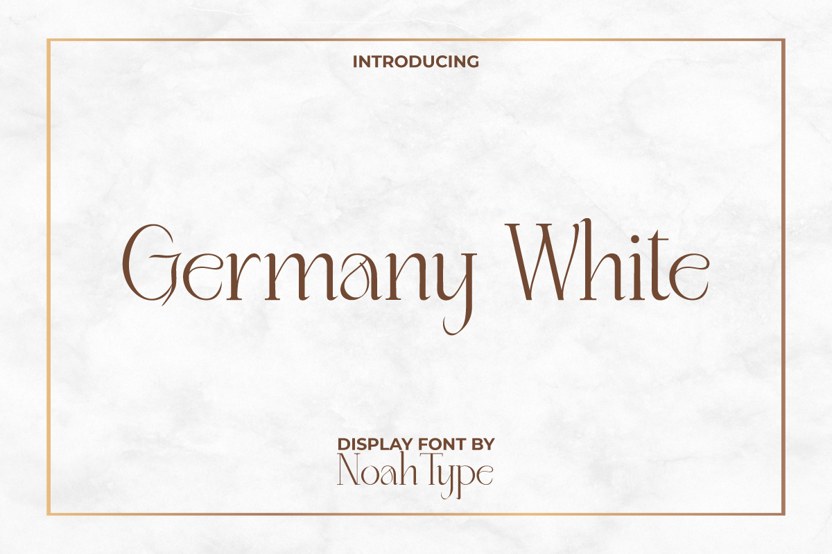 Germany White Font - Free Download