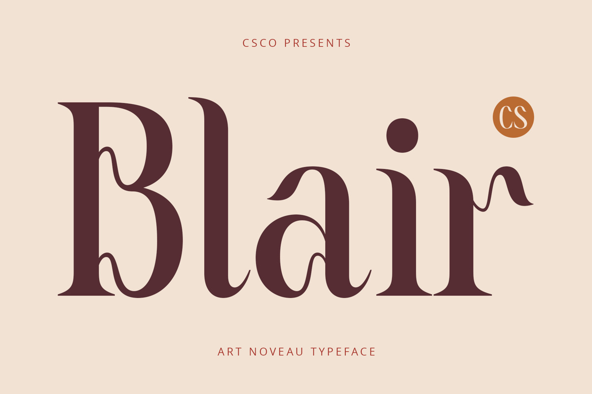 CS Blair Font | craftsupplyco | FontSpace