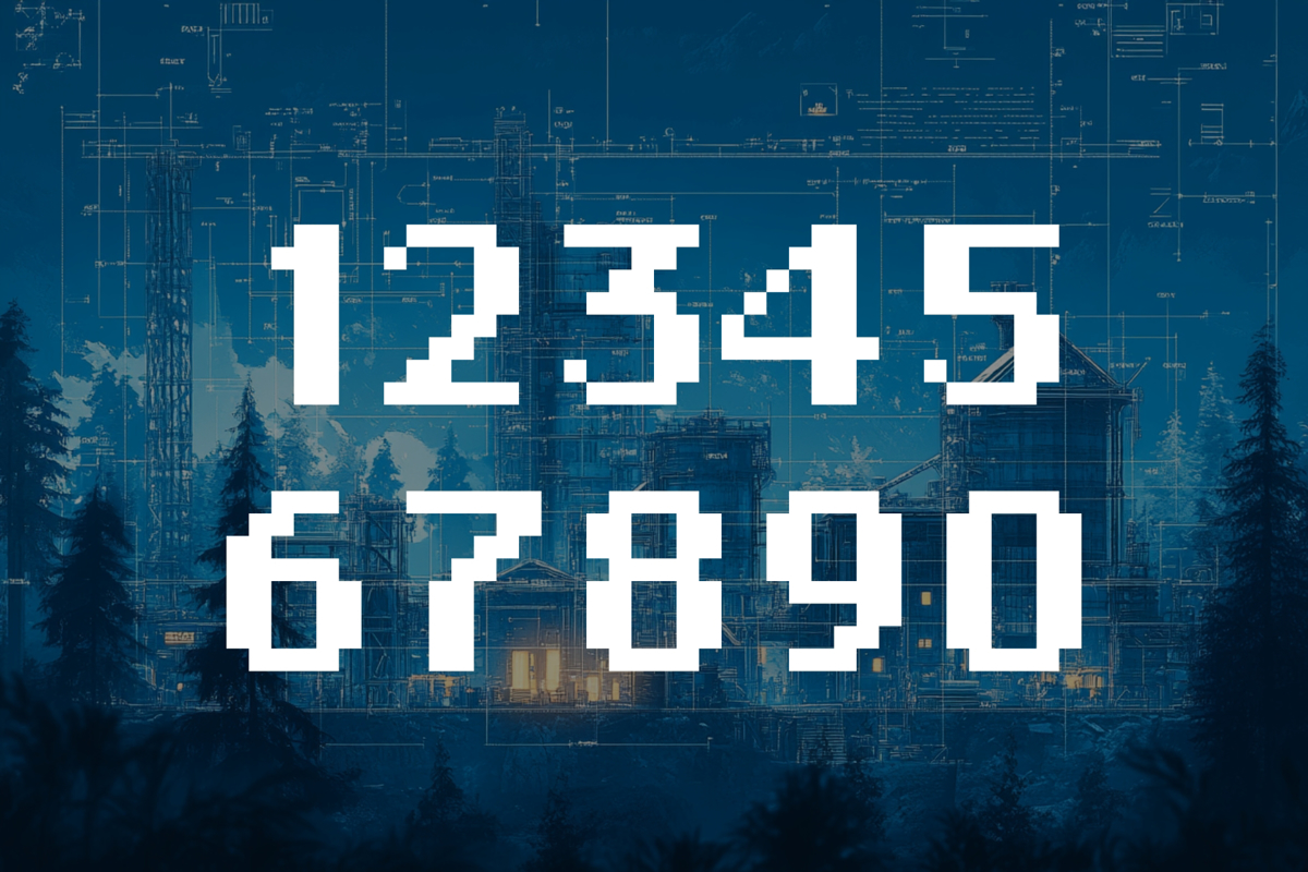 Block Blueprint Font - Free Download