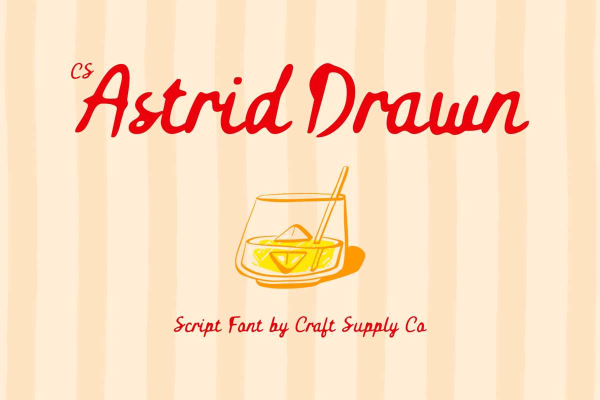 CS Astrid Drawn Font - Free Download