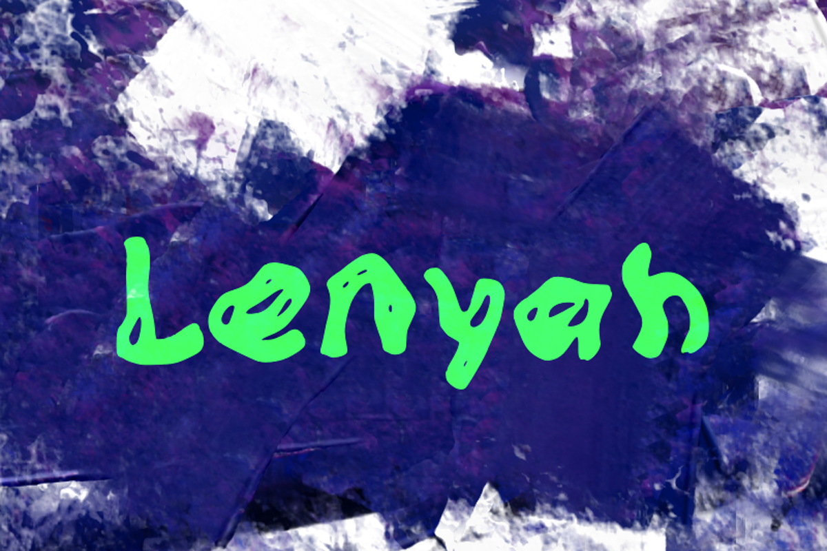 L Lenyah Font | wepfont | FontSpace