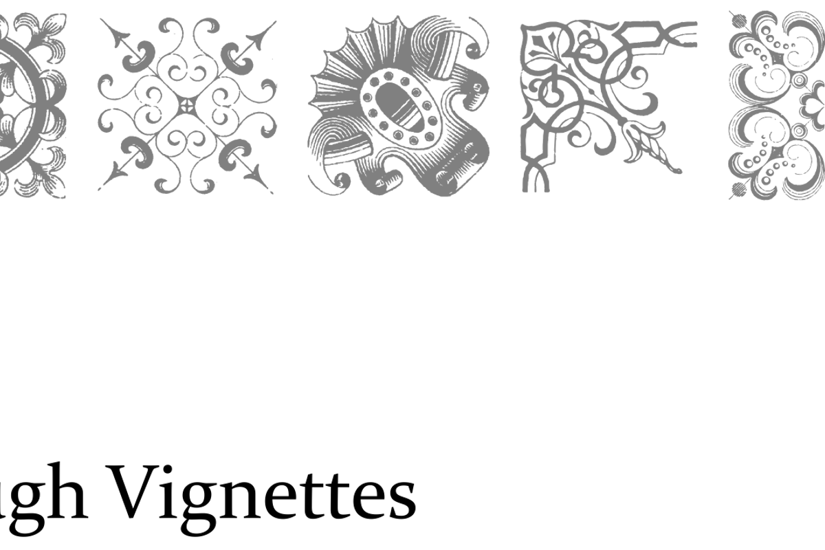 Rough Vignettes Font | Intellecta Design | FontSpace
