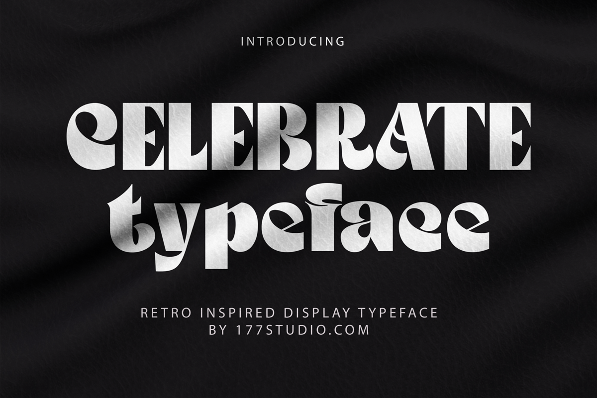 CELEBRATE RETRO Font | 177Studio | FontSpace