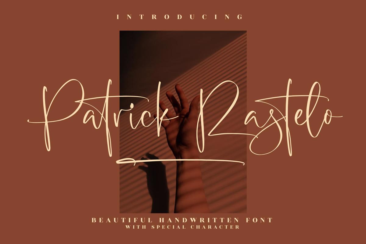 Patrick Rastelo Font | Letterena Studios | FontSpace