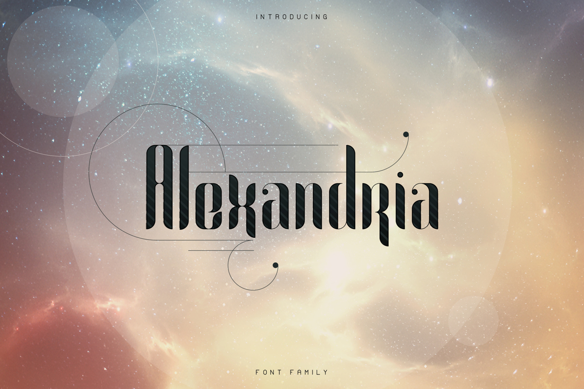 Alexandria Font | VPcreativeshop | FontSpace