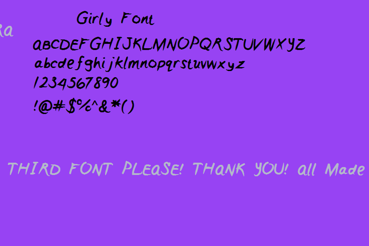 Girly Font | FontMaster | FontSpace