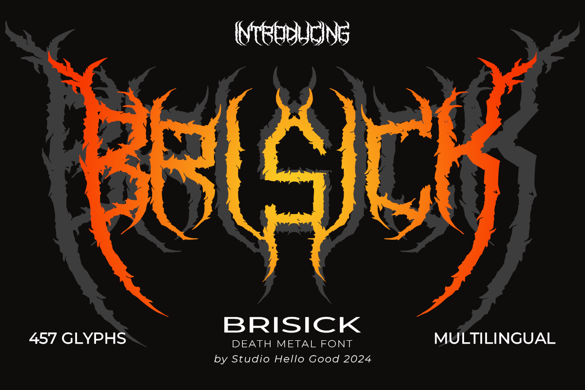 BRISICK Font | Studio Hello Good | FontSpace
