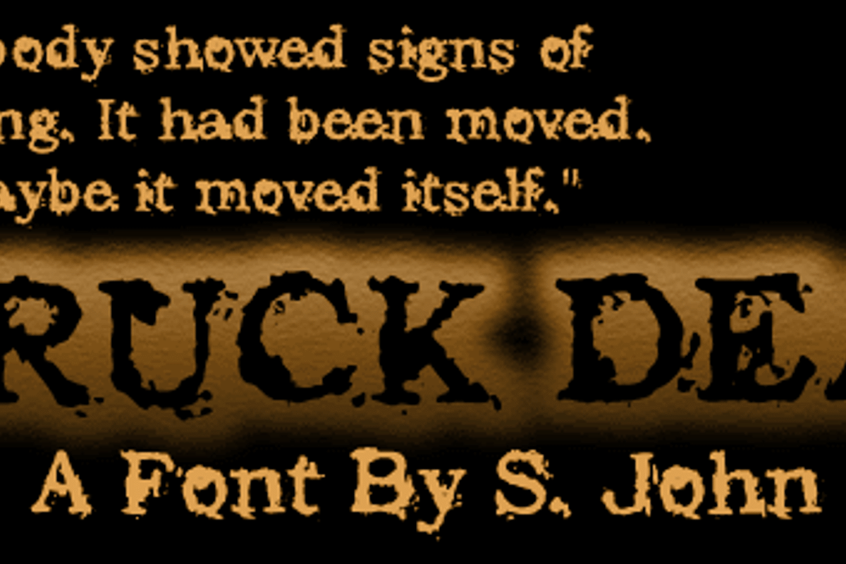Struck Dead Font - Free Download