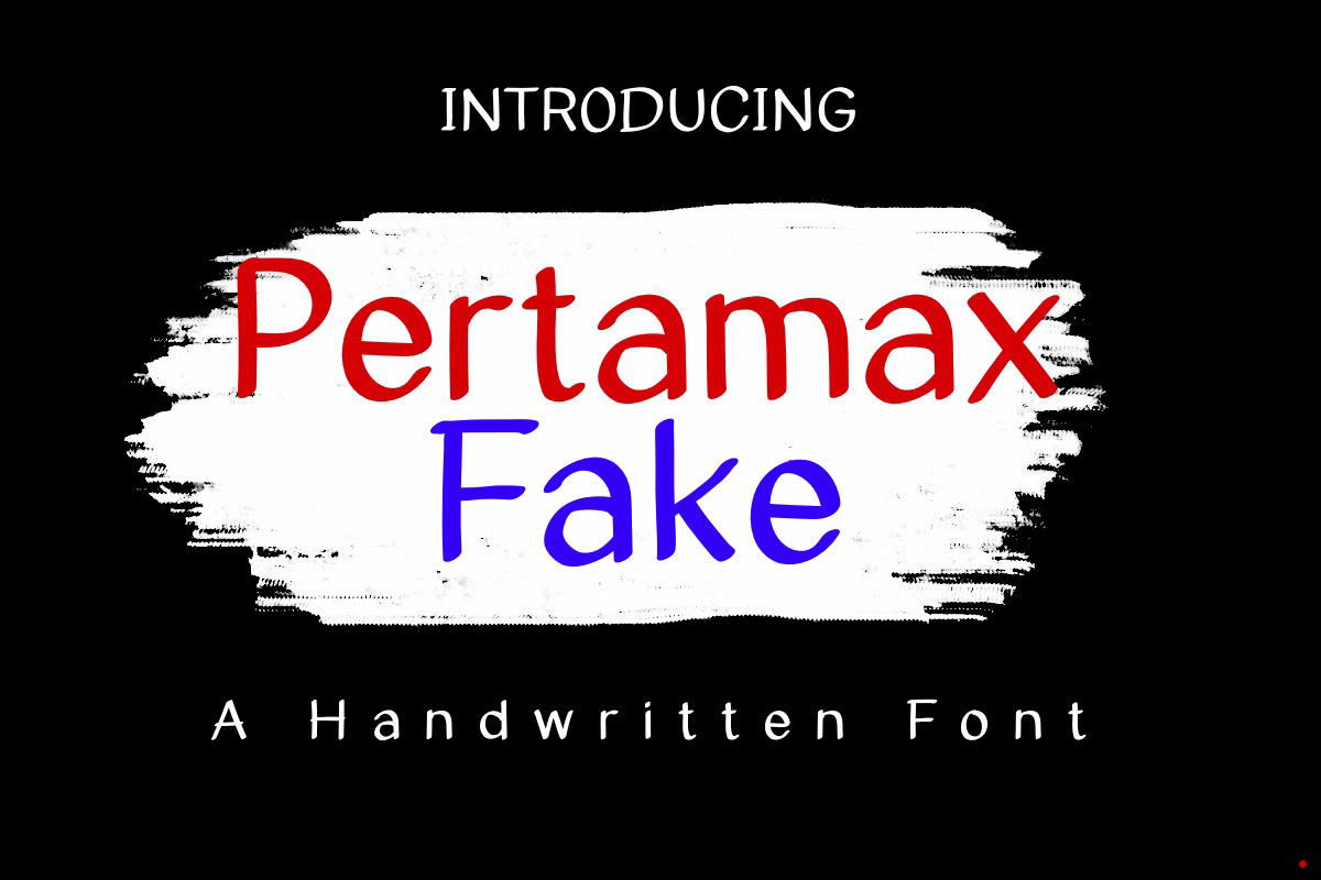 Pertamax fake Font - Free Download