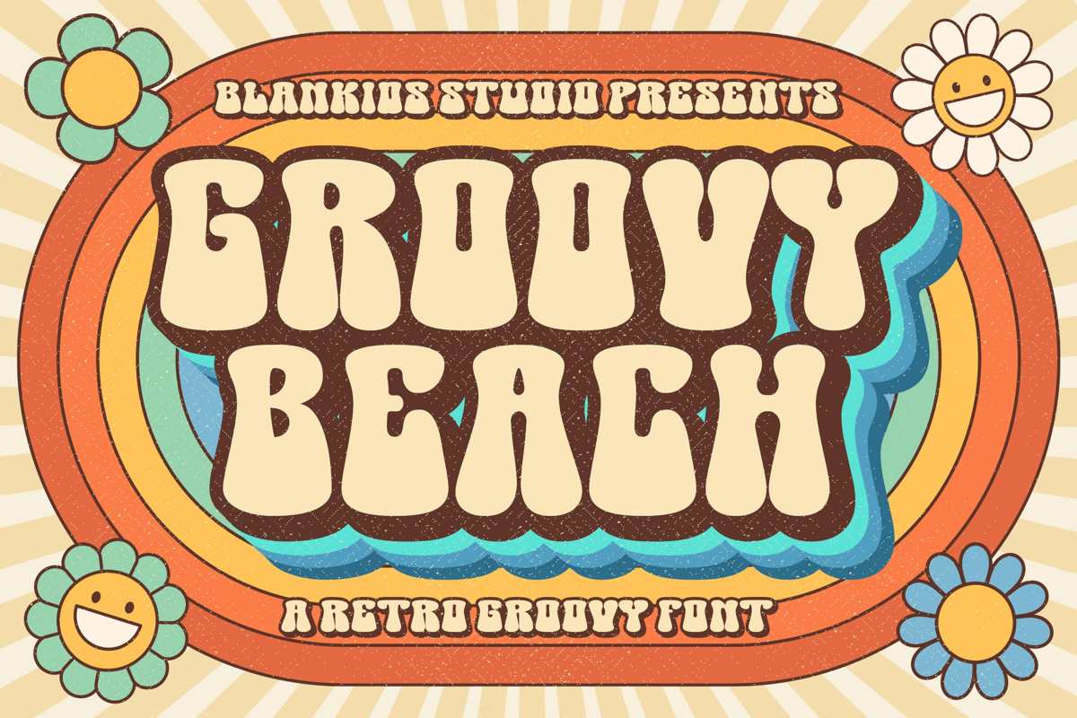 Groovy Beach Font Blankids FontSpace